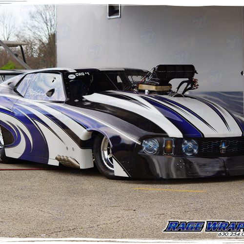 Chicago Wiseguys Racer Brad Berkshire - Promod Mustang Vinyl Racecar ...