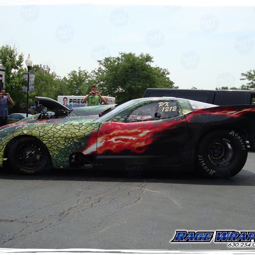 Promod Corvette Fire Breathing Dragon - Rage Wraps