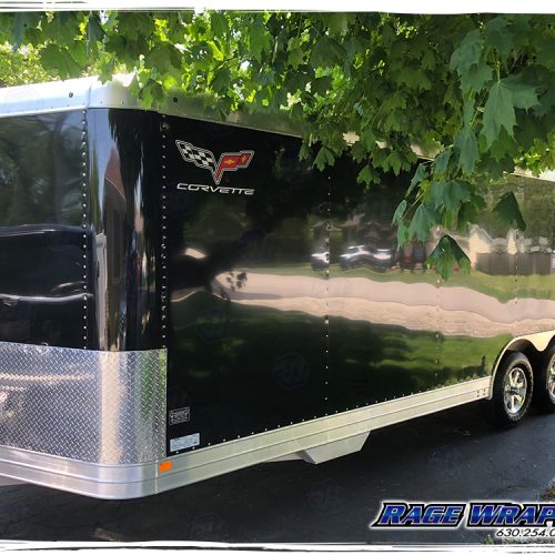 Corvette Decals on Trailer - Rage Wraps