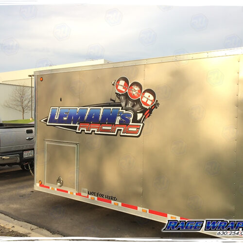 Lemans Racing Trailer Wrap And Graphics - Rage Wraps