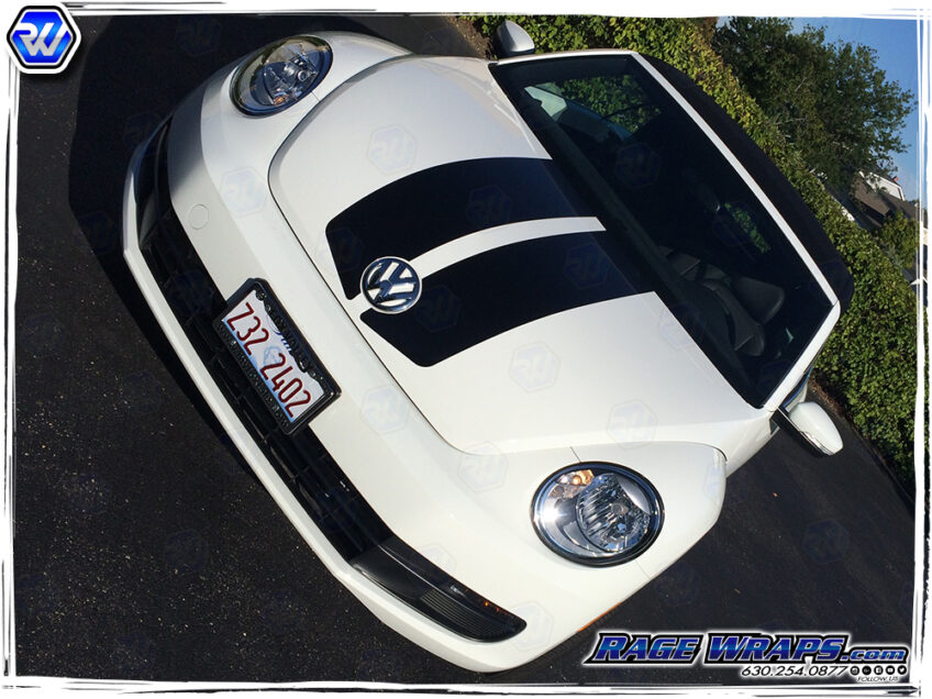 Volkswagen Beetle Racing Stripes - Rage Wraps